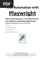 Playwright Automation Testing Guide | PDF | Computing | Computer ...