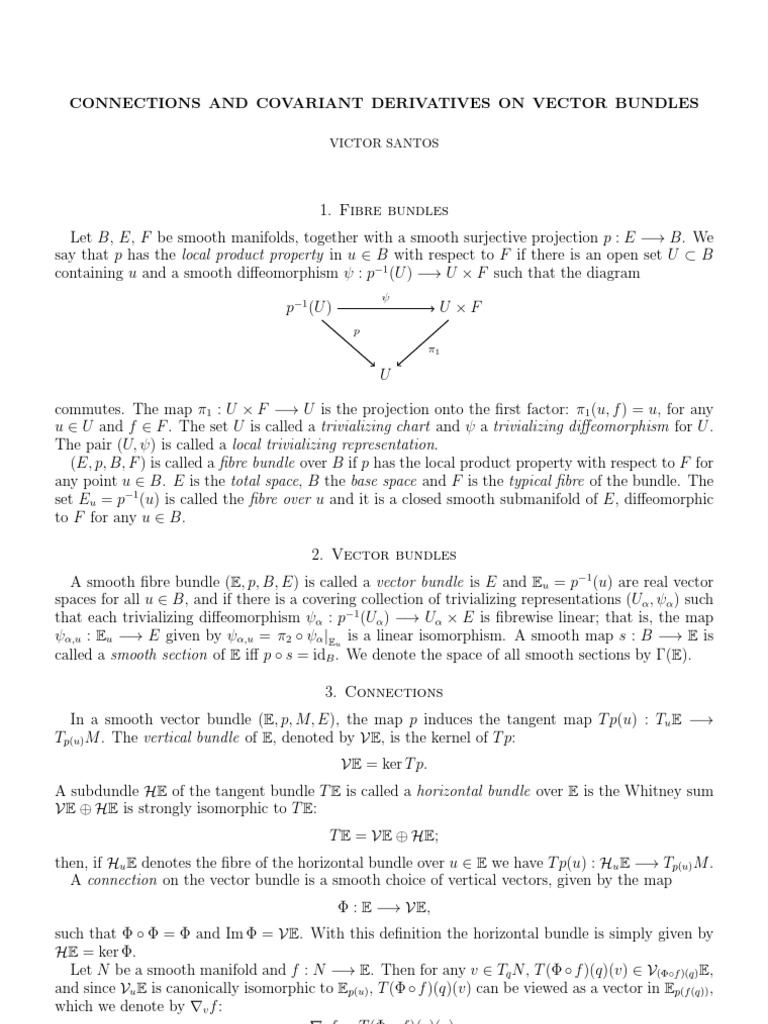 V Bundle | PDF | Differentiable Manifold | Vector Space