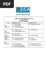 ZICA CA Exam Timetable 2024 | PDF | Hippocampus Anatomy | Accounting
