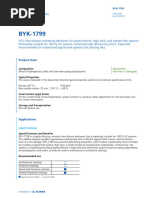 BYK-9076 Wetting Additive Data Sheet | PDF | Thermoplastic | Polymers