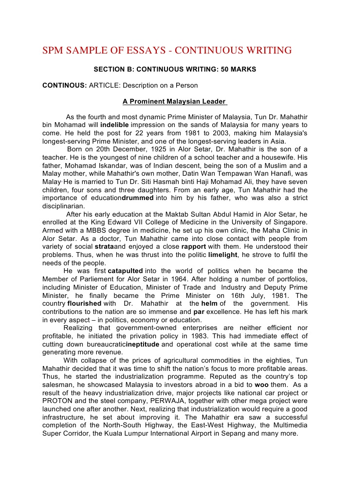 SPM Paper 1 Sample Essays | PDF | Social Networking Service | Air Pollution