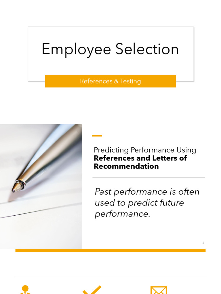Employee Selection - References & Testing | PDF | Validity (Statistics ...
