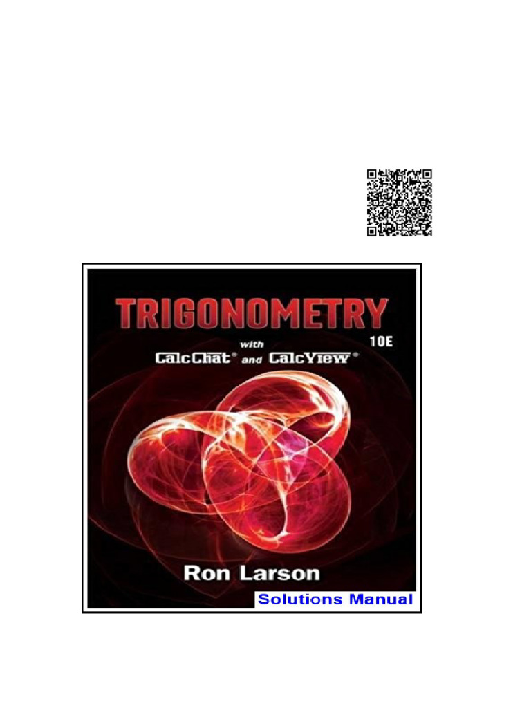 Trigonometry 10th Edition Larson Solutions Manual | PDF | Complex ...