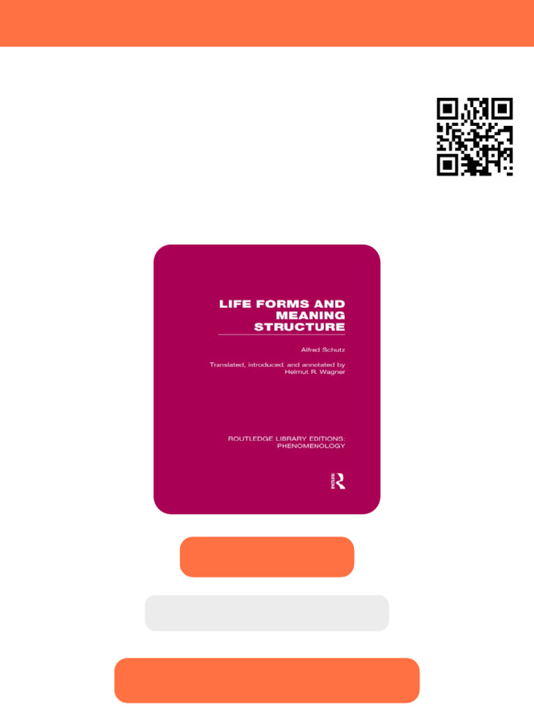 Life Forms and Meaning Structure Alfred Schutz ebook easy open digital ...