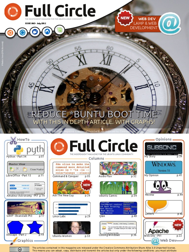 Full Circle Magazine - Issue 63 EN | PDF | Version Control | Linux