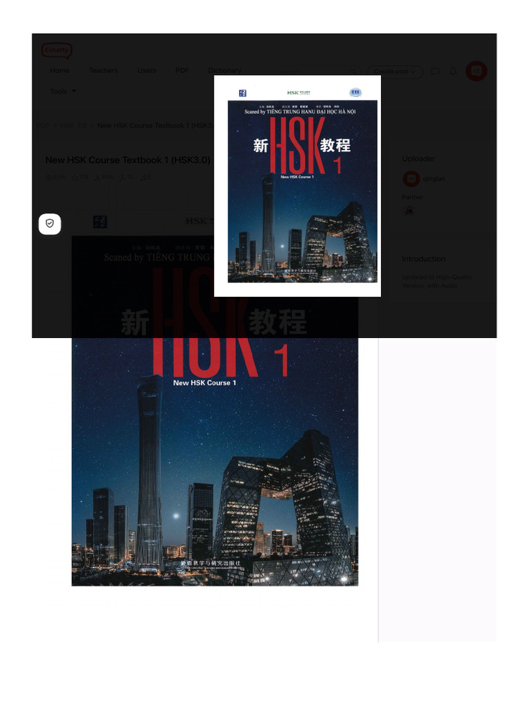 (PDF) New HSK Course 1 With Audio (For HSK3.0 Textbook) | PDF