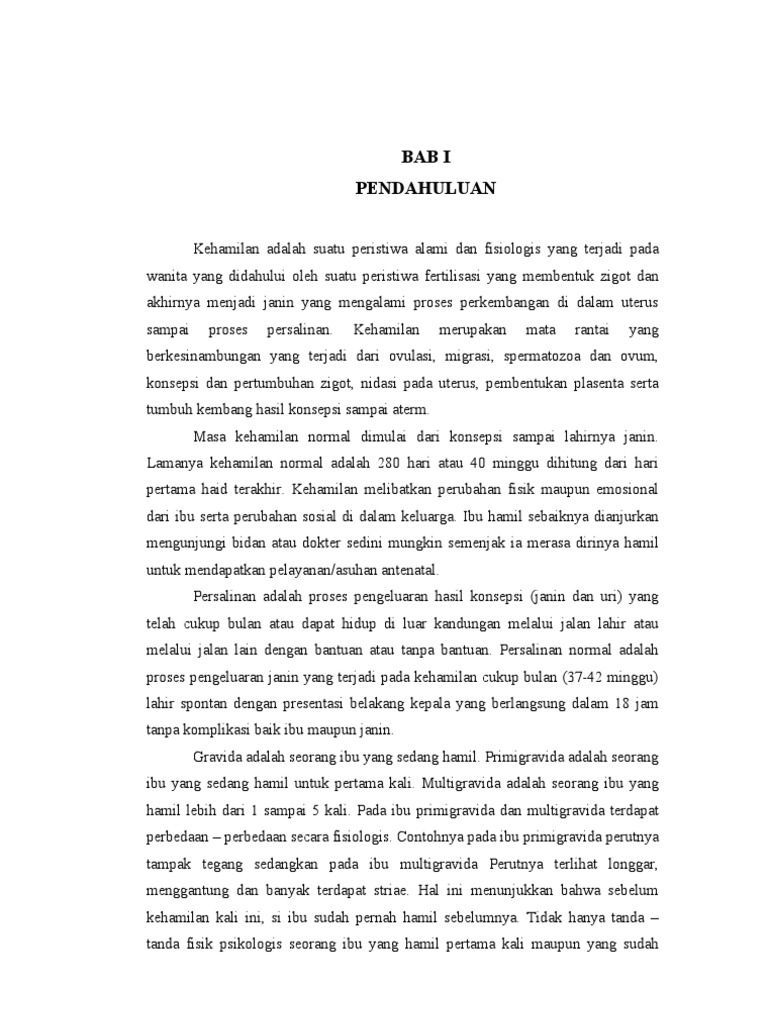 Perbedaan Primigravida Dan Multigravida | PDF