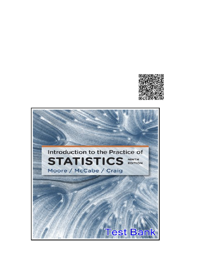 Introduction To The Practice of Statistics 9th Edition Moore Test Bank ...