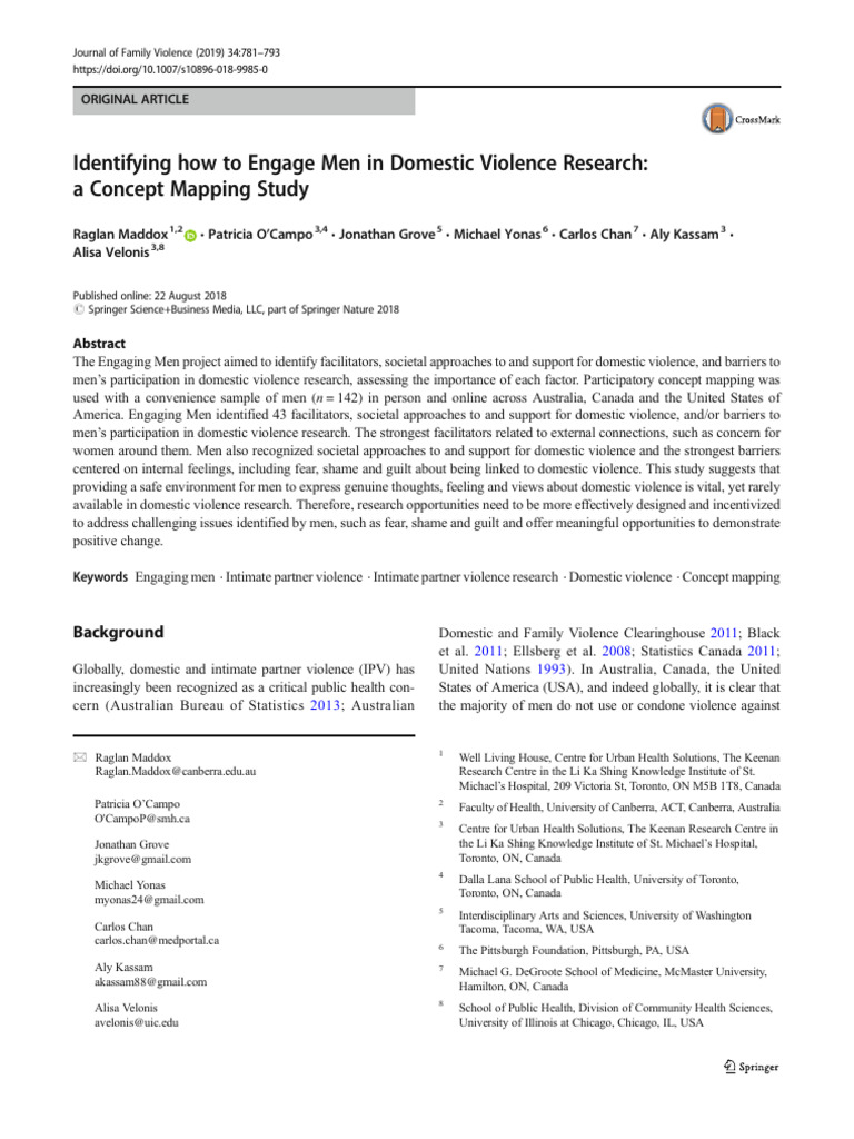 Identifying How To Engage Men | PDF | Violence | Domestic Violence