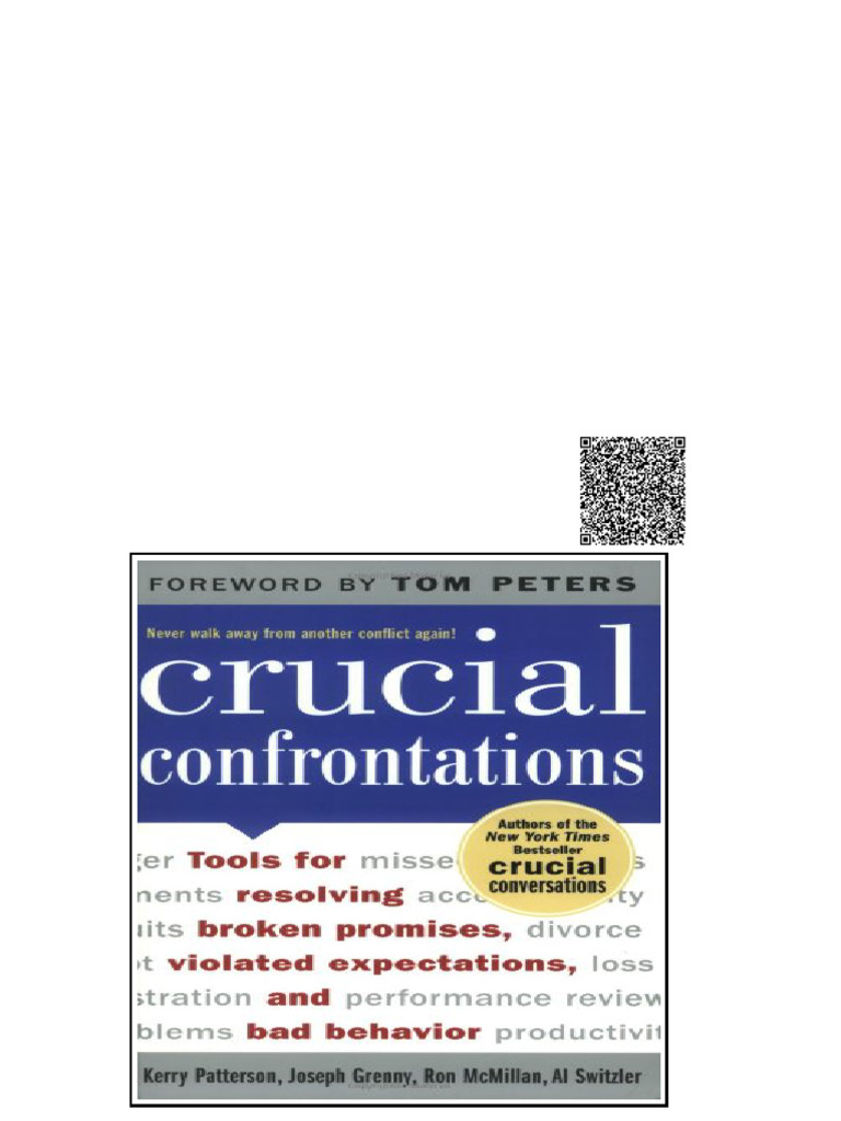 Crucial Confrontations Tools for talking about broken promises violated ...