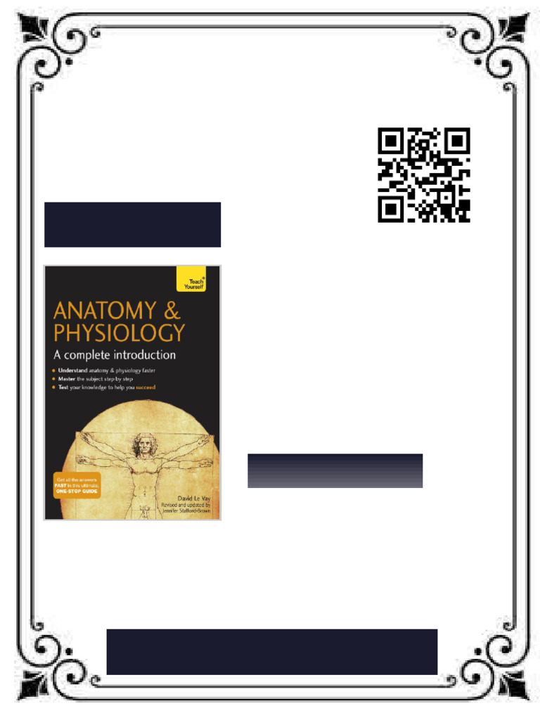 Anatomy Physiology A Complete Introduction 5th Edition David Le Vay ...