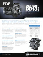 Detroit DD13 Engine Specifications | PDF | Horsepower | Engines