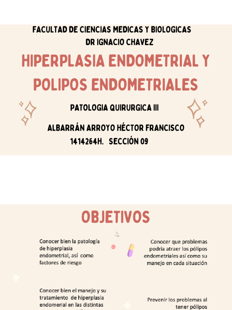 Hiperplasia y Polipos PDF | PDF | Anatomia sexual | Sistema Reproductor ...