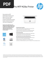 HP LaserJer Pro 404dn Data Sheet | PDF | Wi Fi | Operating System
