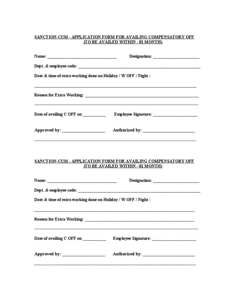 C Off Form Rev00 | PDF