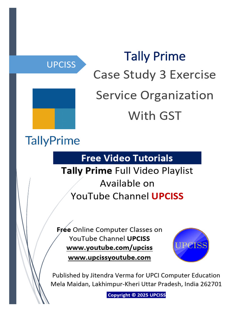 Case Study 3 Tally Prime Exercise | PDF