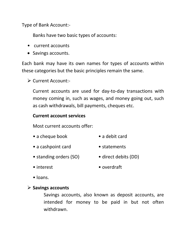 General Info | PDF | Overdraft | Transaction Account
