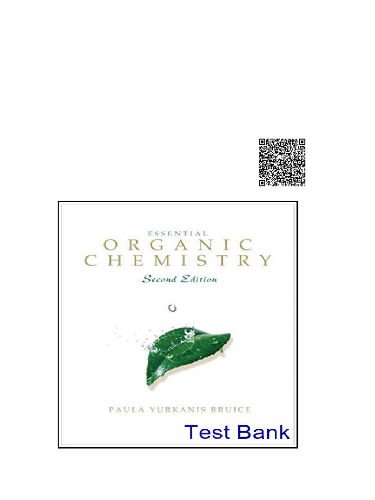 Essential Organic Chemistry 2nd Edition Bruice Test Bank | PDF