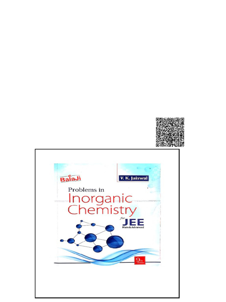 Balaji Chapter 1 To 5 Problems in Inorganic Chemistry by V K Jaiswal ...
