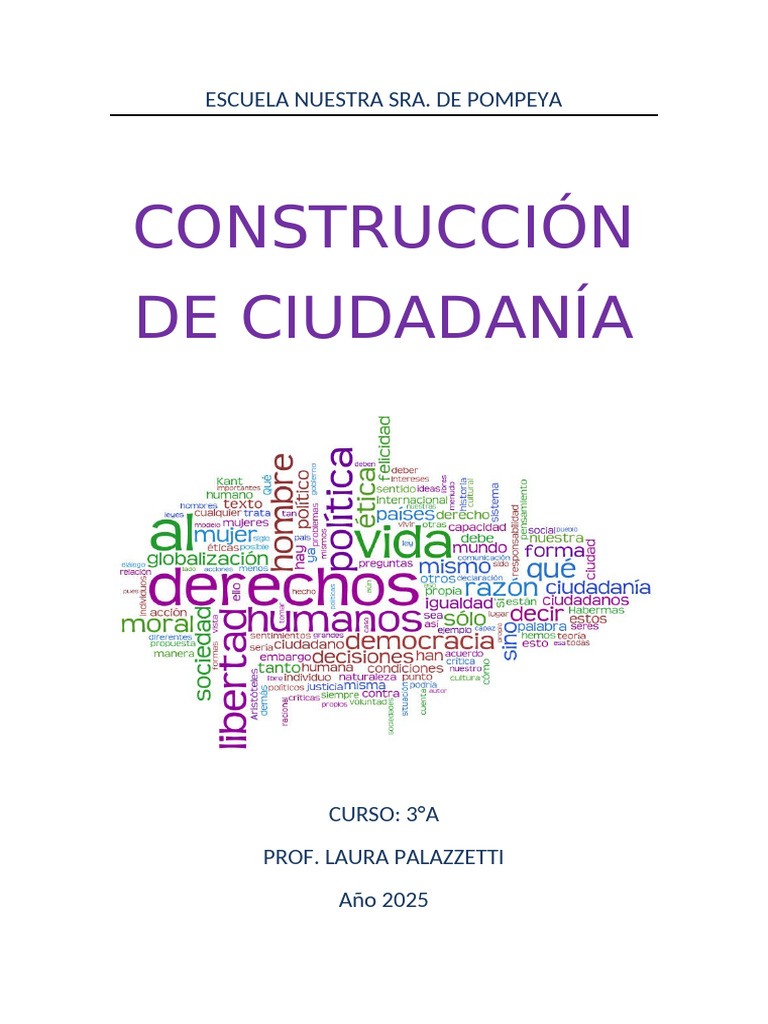 Apunte 1 CdC 2025 | PDF | Democracia | Ideologías políticas