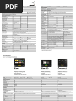 Excite Live Bike Tech Specs | PDF | Set Top Box | Computing