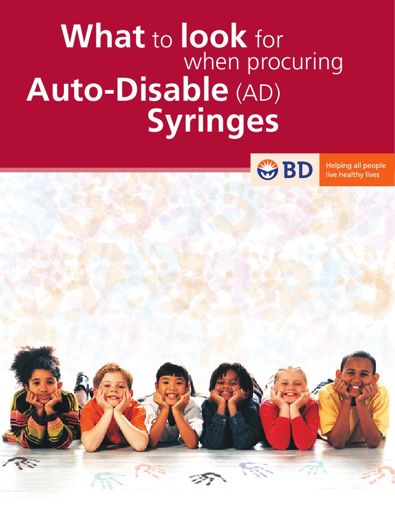 Auto-Disable Syringes What To Look For | PDF | Syringe | Injection ...
