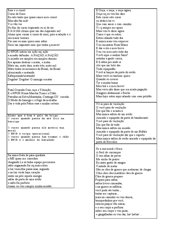 Cançoes TFM | PDF | Cães | Tumultos