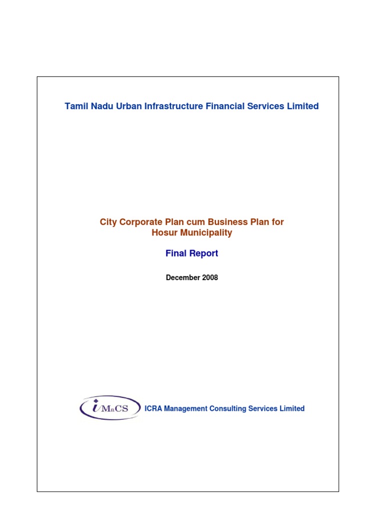 Hosur | PDF | Economic Development | Water Resources