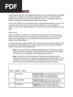 d20 Critical Failure Table Guide | PDF