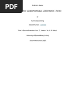 PUB1501 Public Administration Guide | PDF