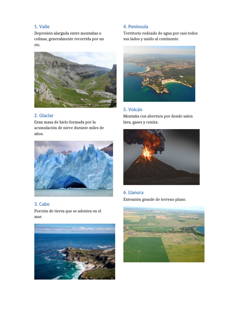Album Accidentes Geograficos | PDF | Mar | Isla