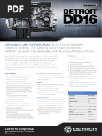 Detroit DD13 Engine Specifications | PDF | Horsepower | Engines