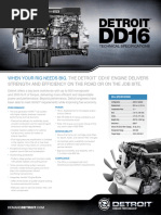 Detroit Diesel Engine Specifications | PDF | Horsepower | Mechanical ...