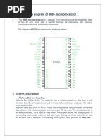 8085 Microprocessor Pin Diagram Overview | PDF | Input/Output | Computing