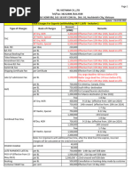 OOCL Local Charges and Fees Overview | PDF | Cargo | Fee
