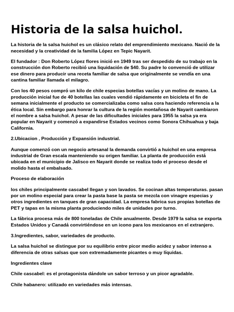 Copia de Historia de La Salsa Huichol - 20260317 - 000704 - 0000 | PDF ...