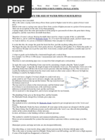 Sanitary Pipe Gradient Guidelines | PDF | Slope | Sanitary Sewer