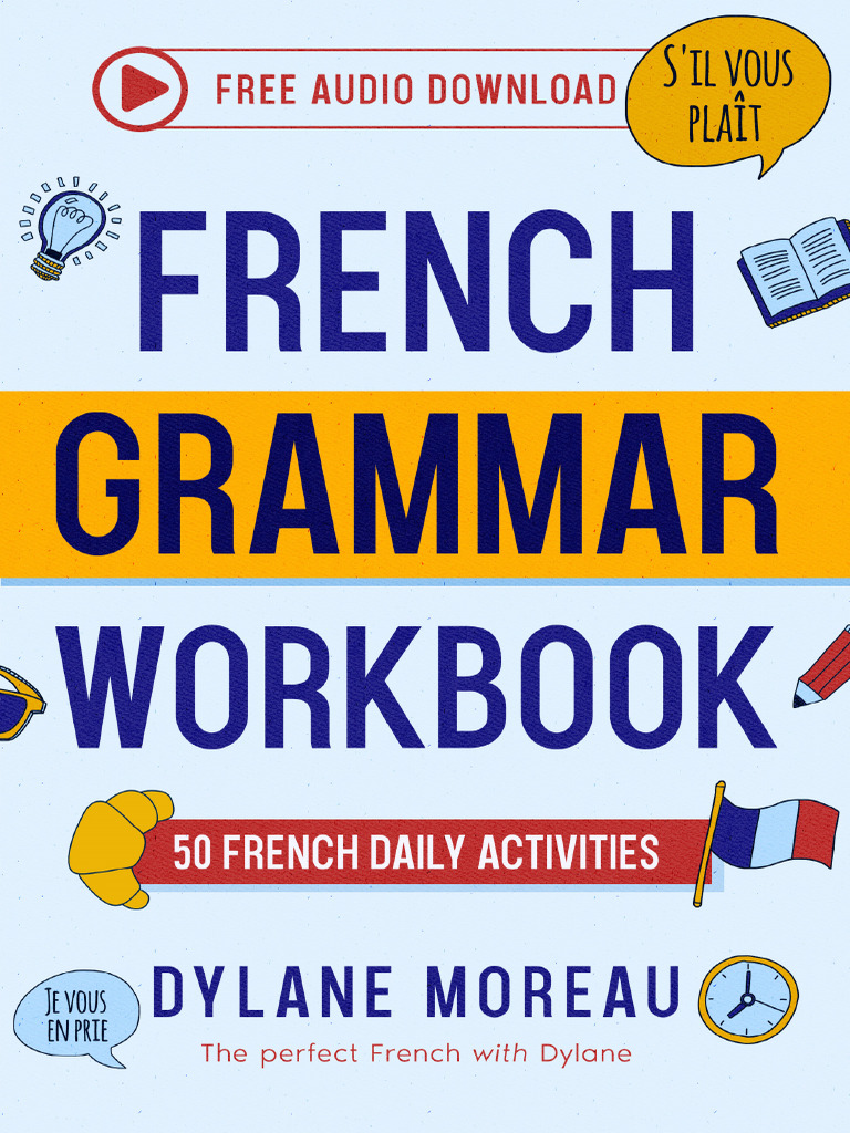 French Grammar Workbook 50 Daily Activities Interactive PDF | PDF