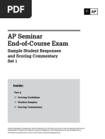 Ap20 Seminar Task 2 Iwa Scoring Guidelines | PDF | Citation | Argument