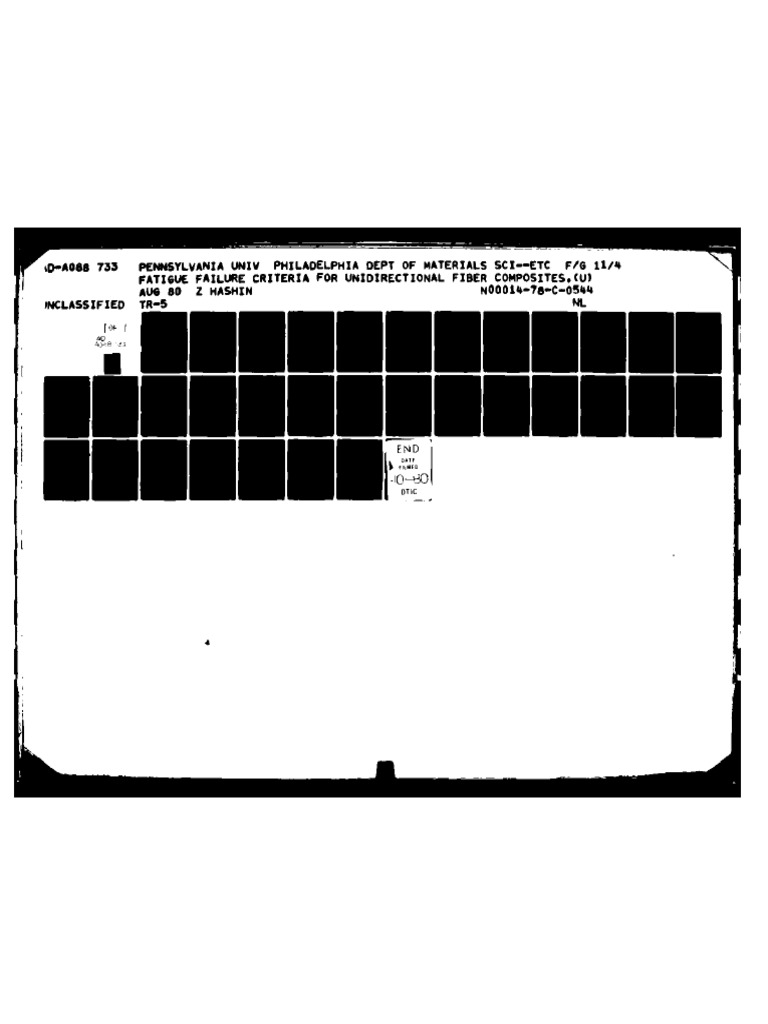 Hashin - 1981 - Fatigue Failure Criteria For Unidirectional Fiber ...