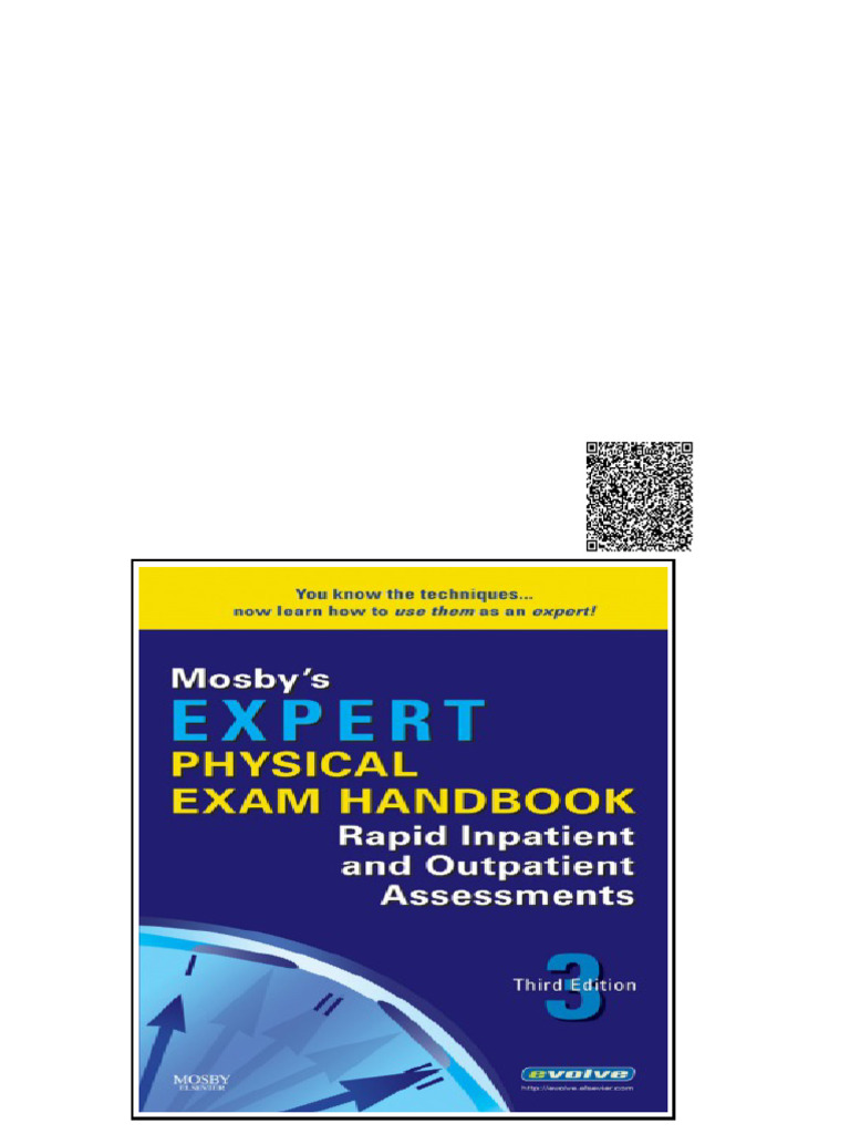 Mosby s Expert Physical Exam Handbook Rapid Inpatient and Outpatient ...