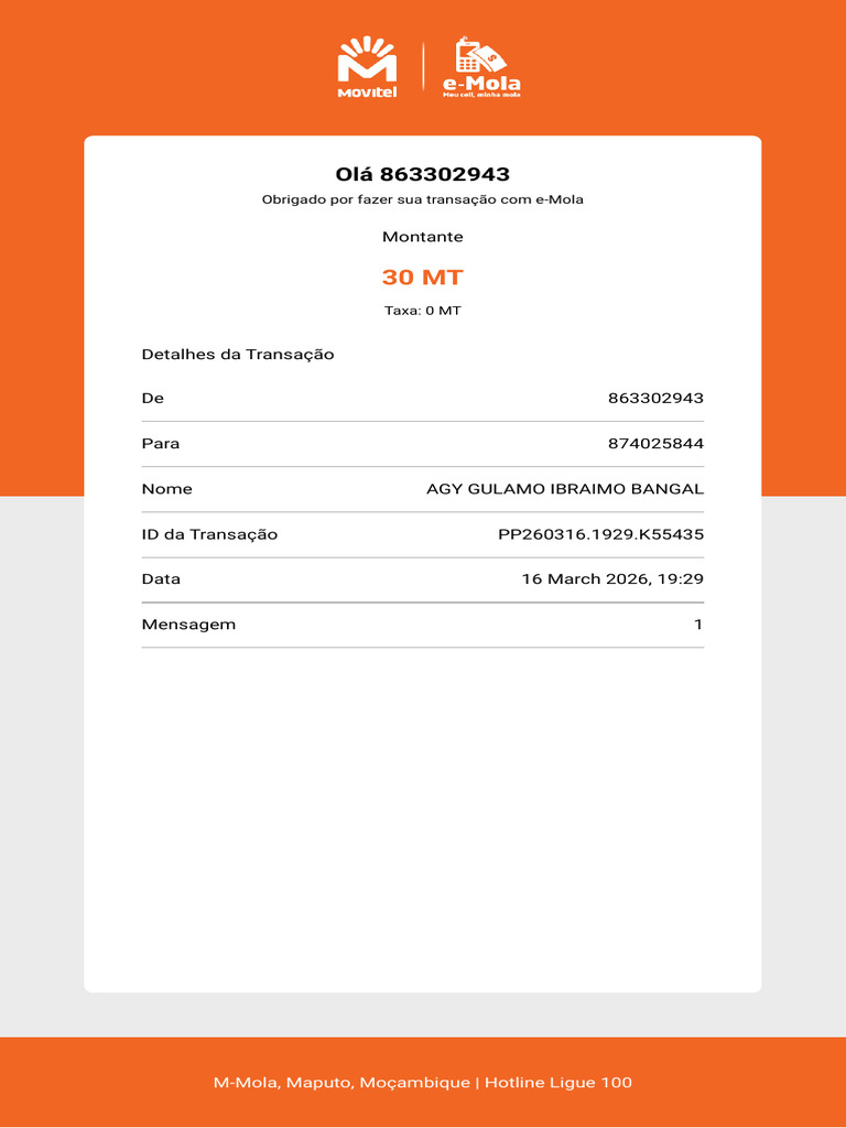Emola Receipt 20260316192945 | PDF