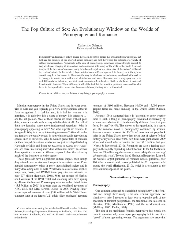 Pop Culture Sex Pdf Sexual Intercourse Romance Novels