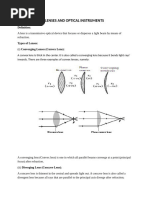 Lens Sign Conventions Explained | PDF | Optics | Light