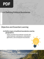 Types of Boundaries in Human Geography | PDF | Map