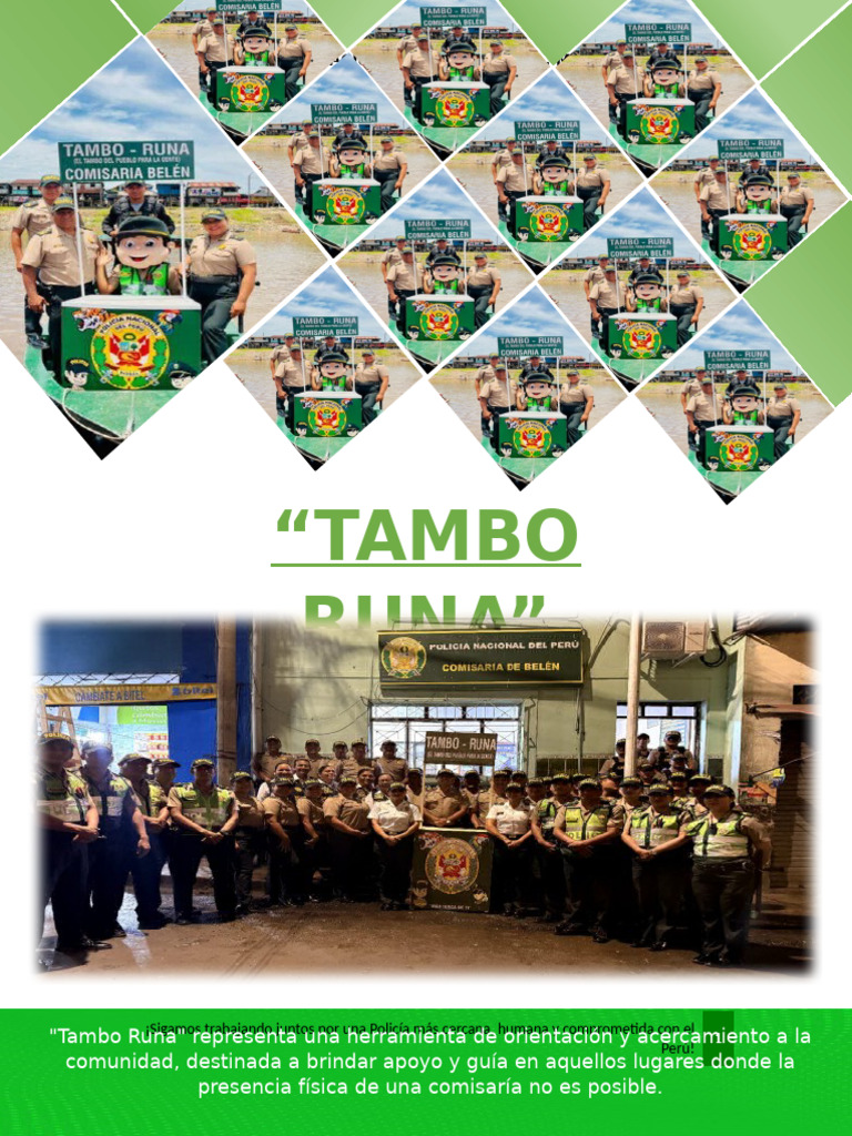 Tambo Runa Informacion Complementaria Agrega 5.3 | PDF | Policía ...