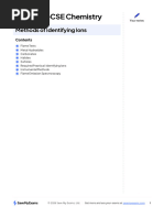 AQA Ion Identification Practical Guide | PDF | Precipitation (Chemistry ...