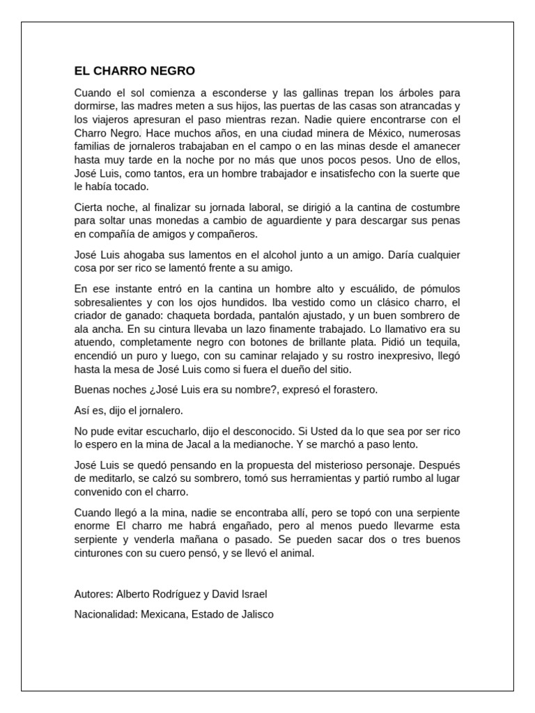 El Charro Negro | PDF