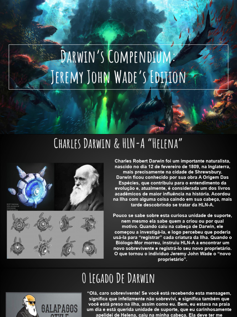 Darwin's Compendium Jeremy John Wade's Edition | PDF