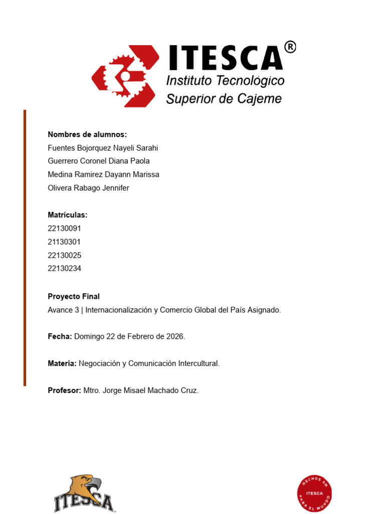 Negociación Avance 3 India | PDF